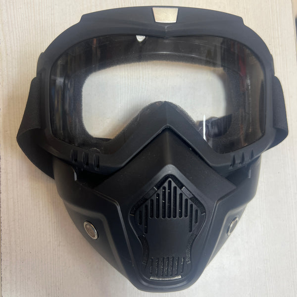Goggles Mask, Detachable Face Mask ATV Goggles, Dirt Bike Goggles Safe ...